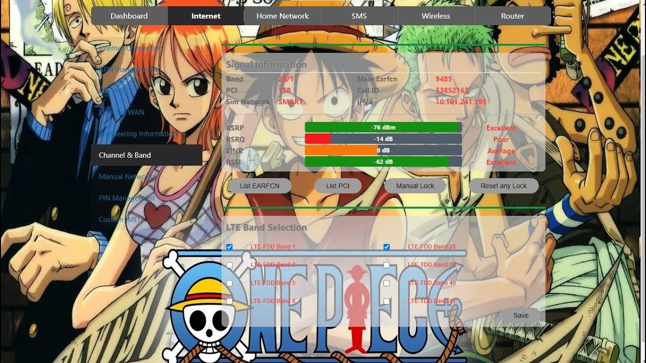 One Piece Theme Prepaid PLDT/Smartbro Home WiFi Advanced (BoostEven ...