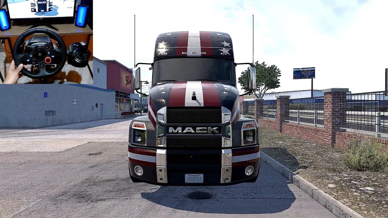 Mack Anthem - American Truck Simulator | Logitech G29 - YouTube
