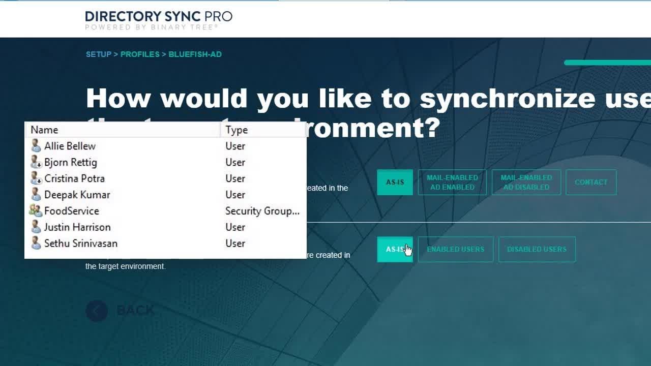 Binary Tree - User Sync Options - YouTube