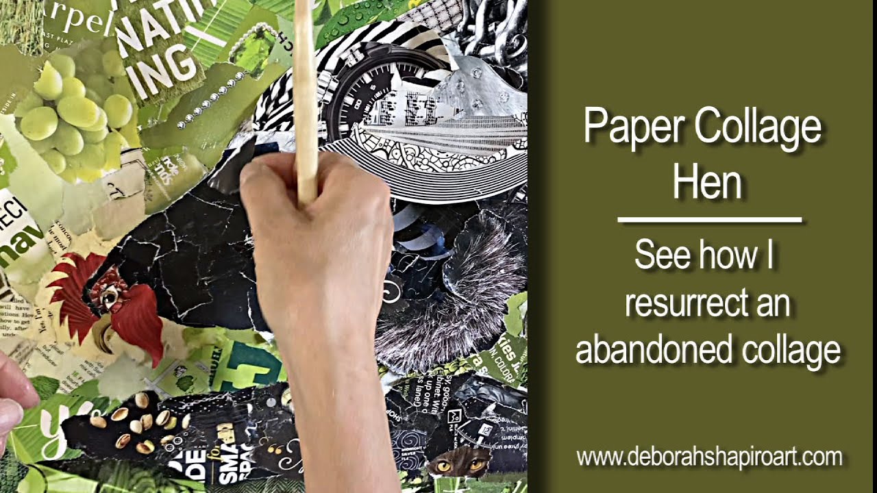 Papper Collage Hen Resurrected - YouTube