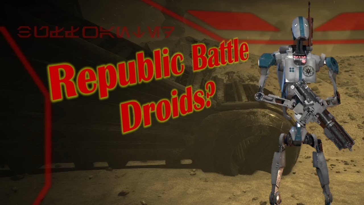 Star Wars Republic Battle Droids - YouTube