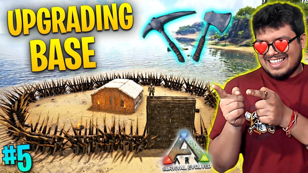 Upgrading My Base And Making Iron Tools - ARK Survival Evolved - PART 5 ...