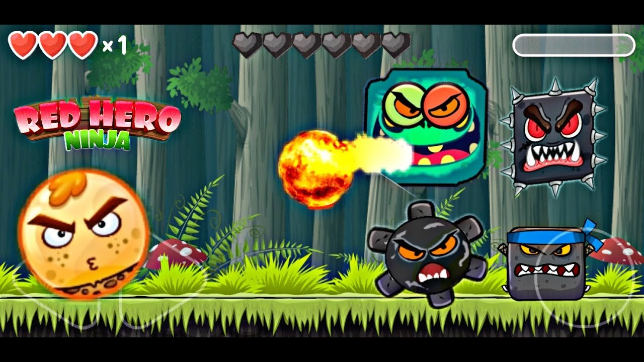 Red Ball boss Fights // Angry Red Ball // bossy ball 4 // gameplay ...