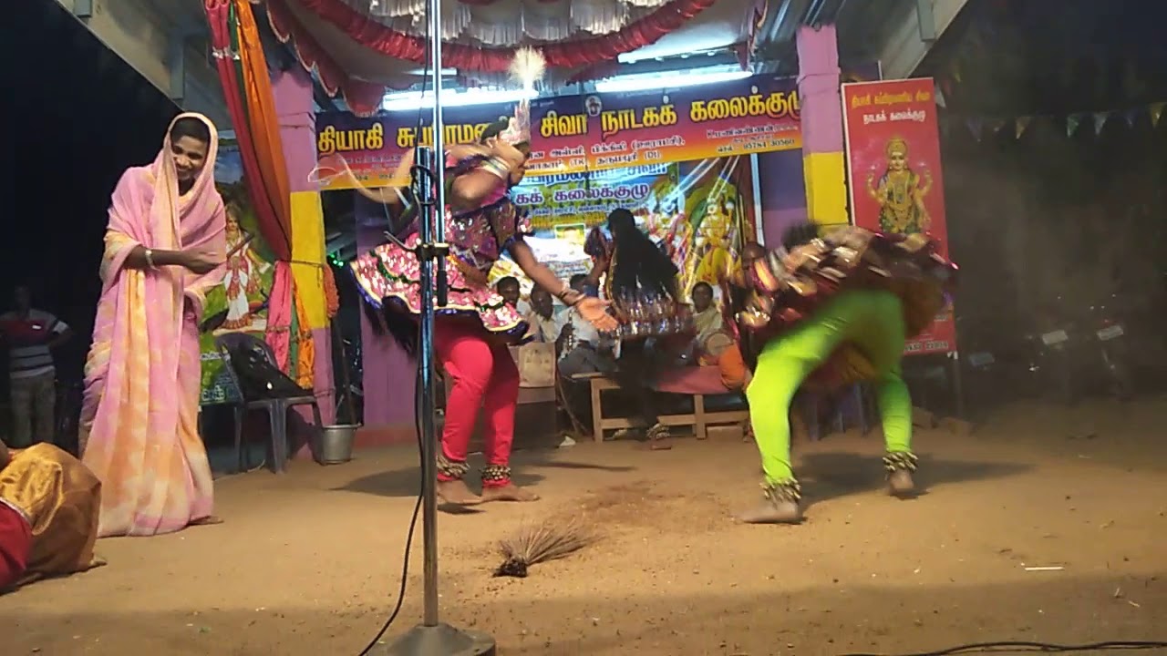 Thyagi subramani siva nadaga kalaikulu ஆரவள்ளி.சுரவள்ளிநாடகம் - YouTube
