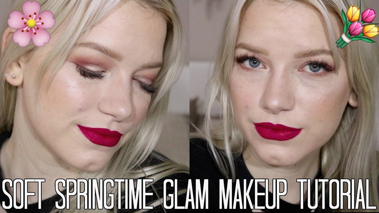 SOFT SPRINGTIME GLAM | KendraCus - YouTube