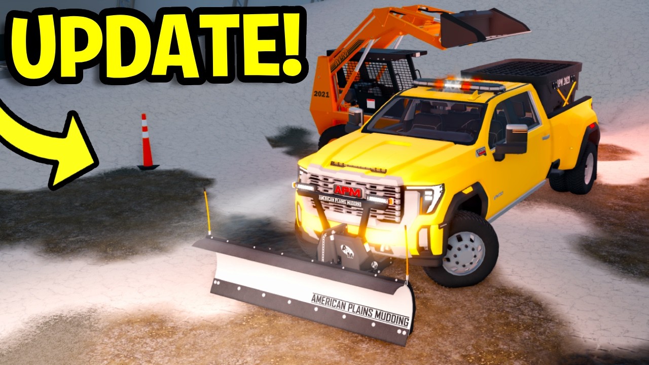 *NEW* Snow Plow, Salt Spreader + MORE In American Plains Mudding! - YouTube