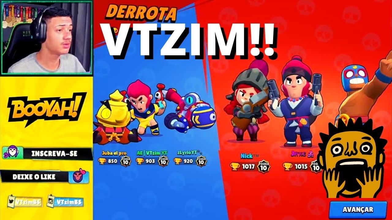 CAÍ CONTRA O VTZIM EM LIVE !!! - YouTube