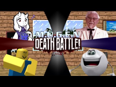 Epic Random Battle: Toriel, Roblox Guy VS Coronel Sanders, Marcelo ...