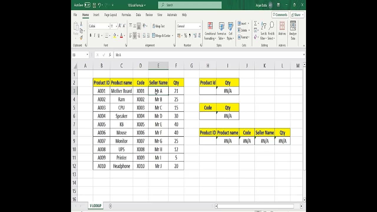 EP 62 VLookup #computerbasics #computerknowledge #computer @edutech1975 - YouTube