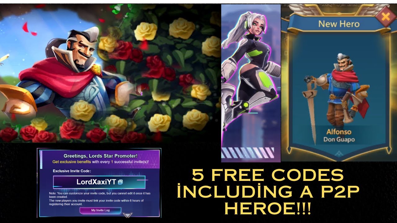 Lords Mobile - New code with a P2P heroe (Don Guapo)!!! - Lord Xaxi LM ...