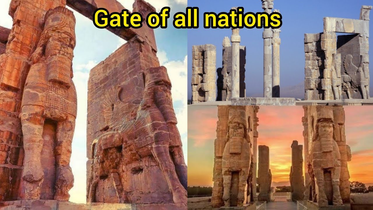Gate of all nations also known as gate of Xerxes | Persepolis - YouTube