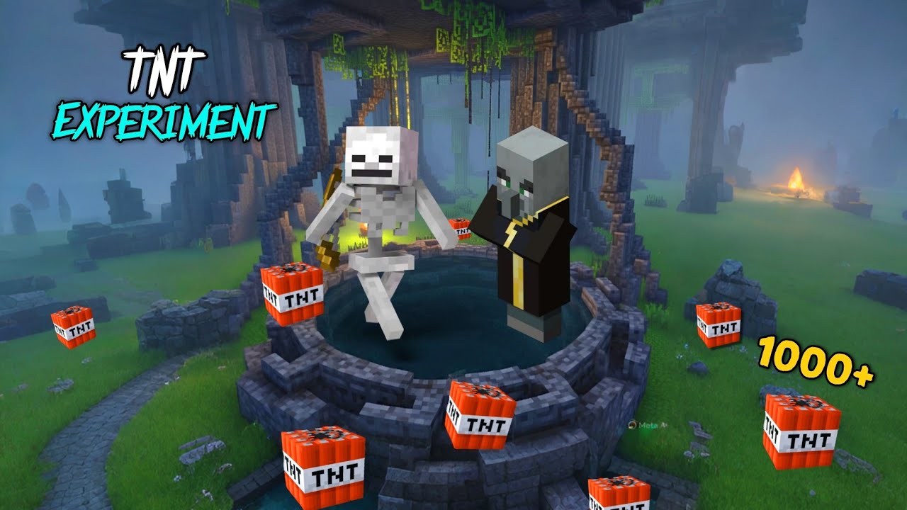 Minecraft tnt Experiment V195 - YouTube