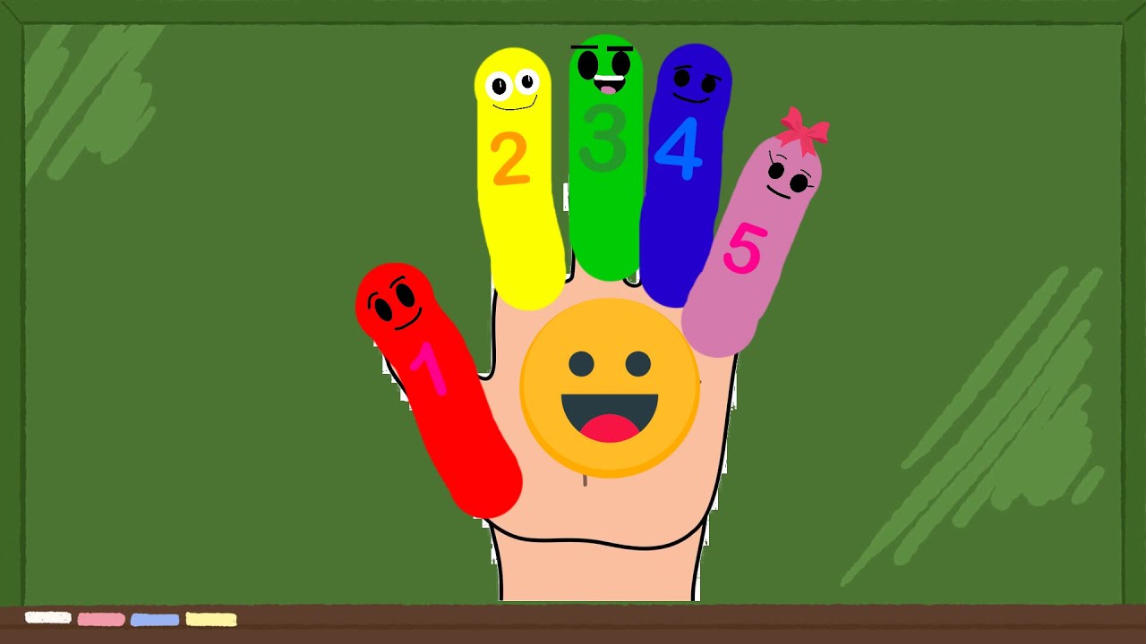 Color Finger Family Song - Learn Numbers with Finger Family - YouTube