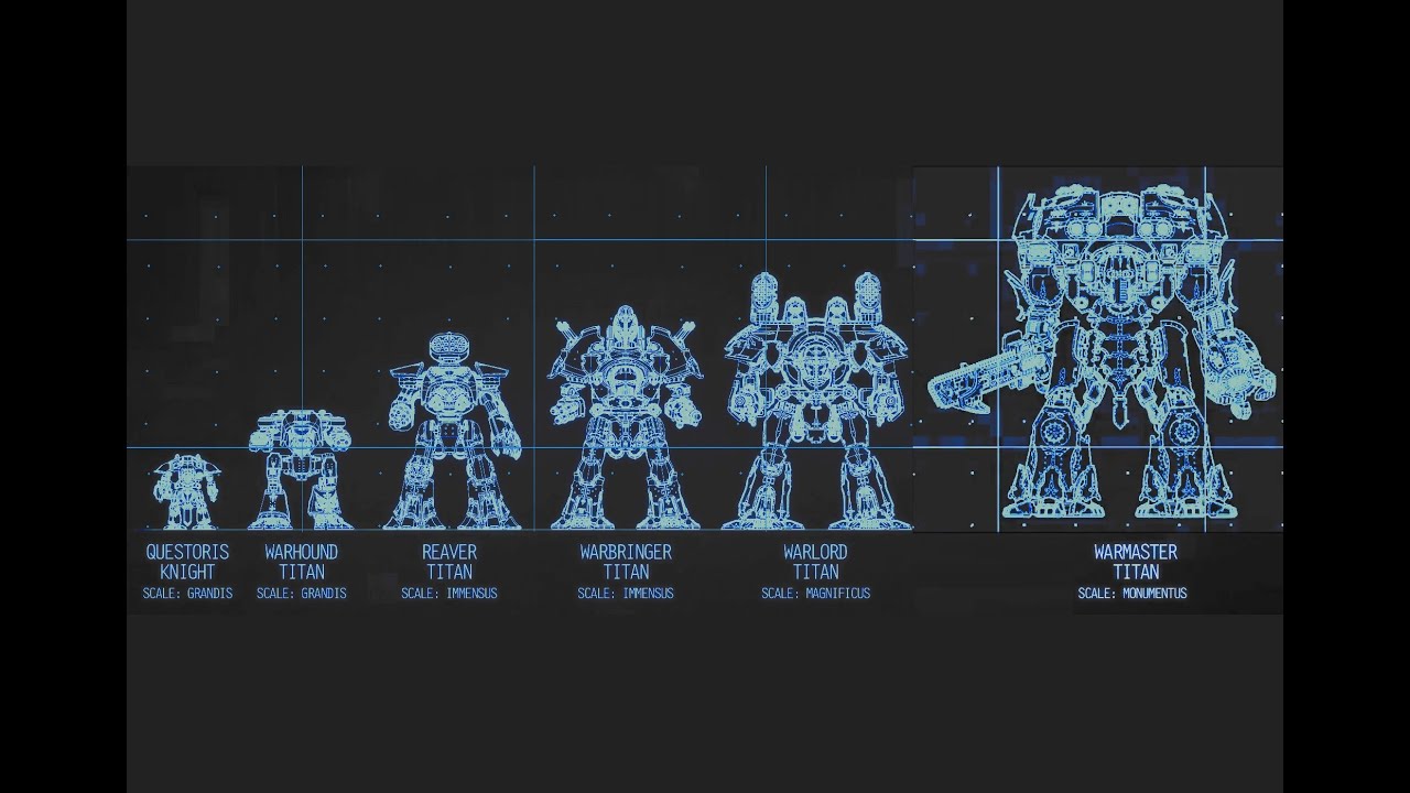 Warmaster Iconoclast Heavy Battle Titan Information Serial - YouTube