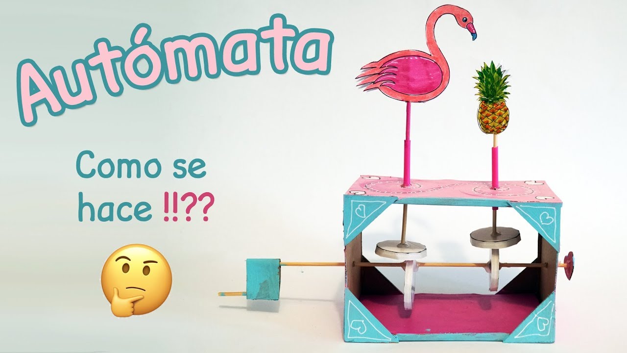 Como hacer un Autómata JUGUETE creativo - Manualidades Para Todos - YouTube