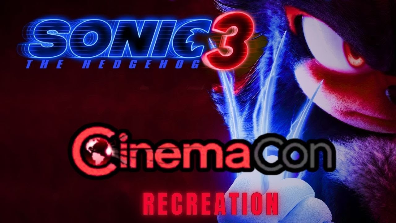 Sonic the hedgehog 3 trailer CinemaCon Style - YouTube