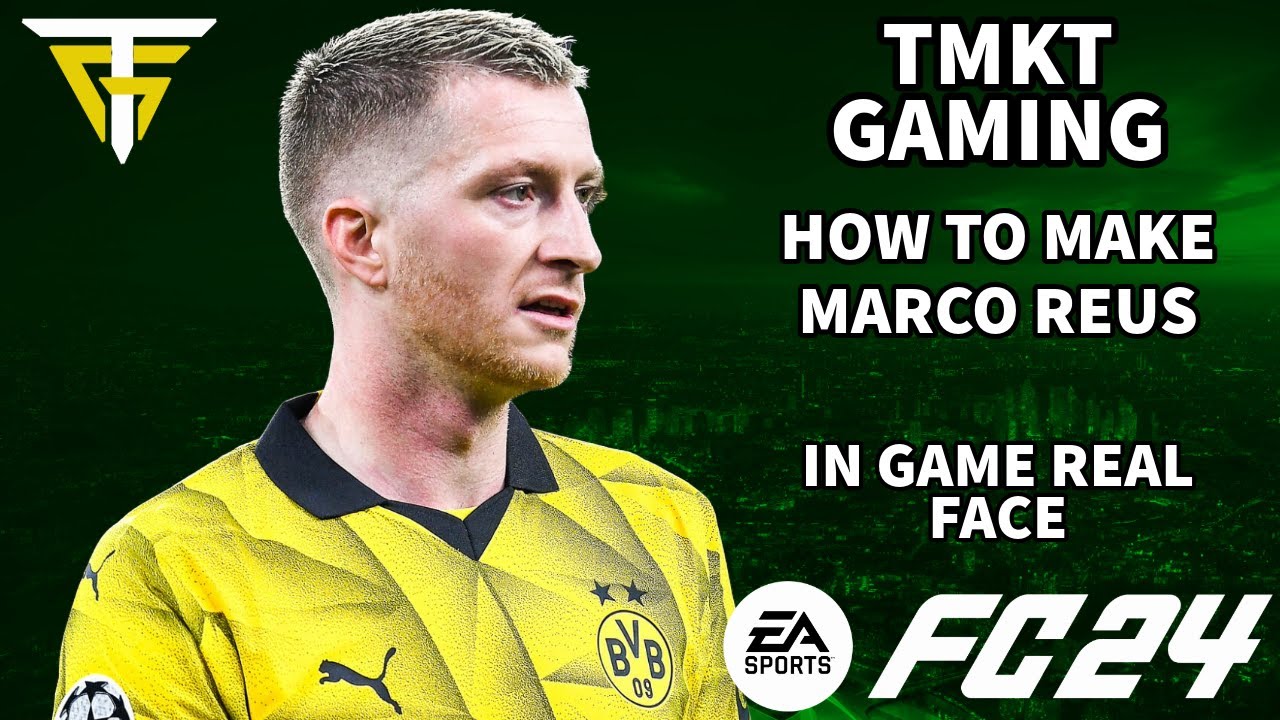 EA FC 24 - How To Make Marco Reus - In Game Real Face! - YouTube