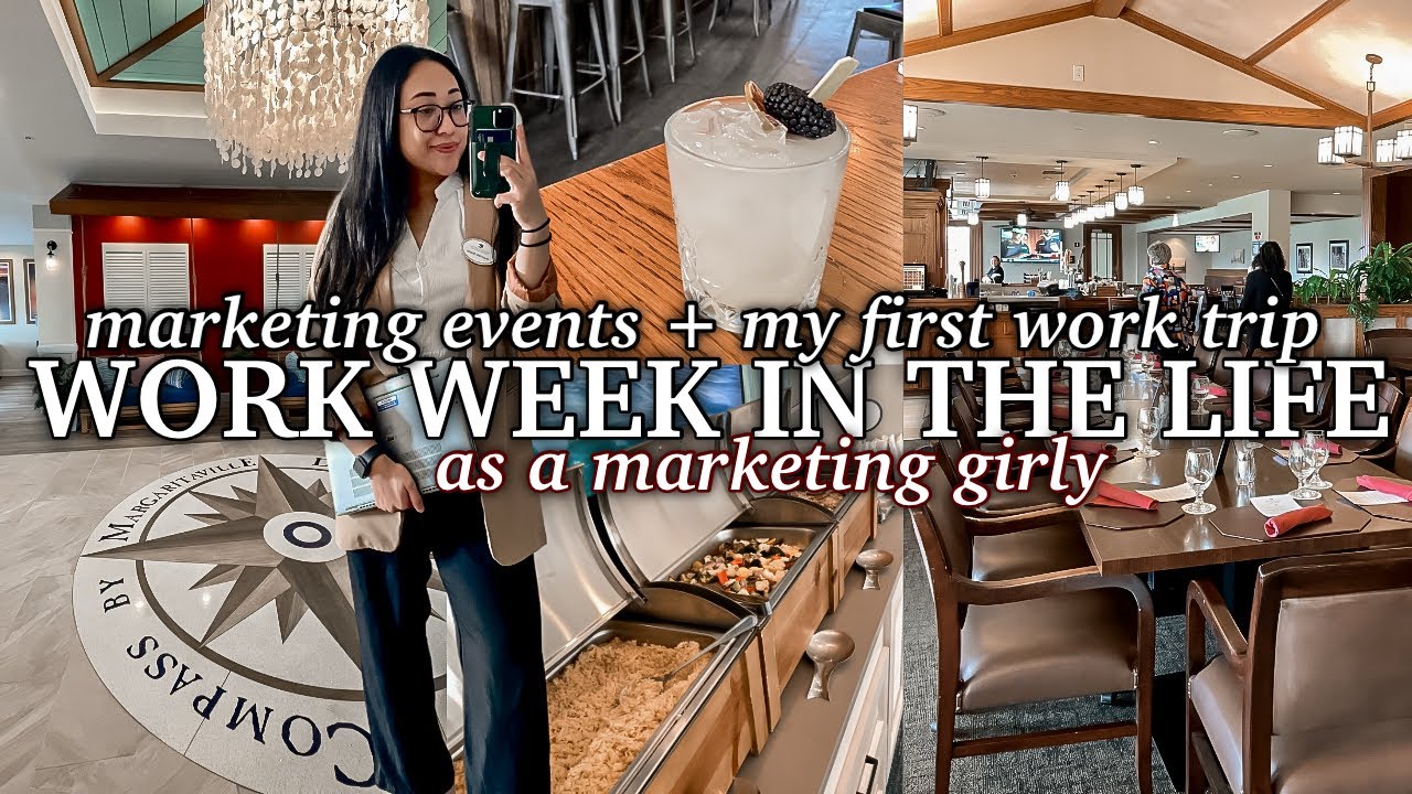BUSY WORK WEEK IN CORPORATE AS A MARKETING GIRLY || marketing events ...