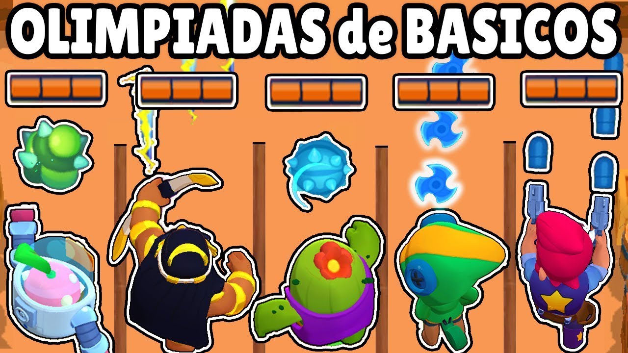 CUAL ES EL ATAQUE BÁSICO MAS FUERTE? | OLIMPIADAS de BÁSICOS BRAWL ...