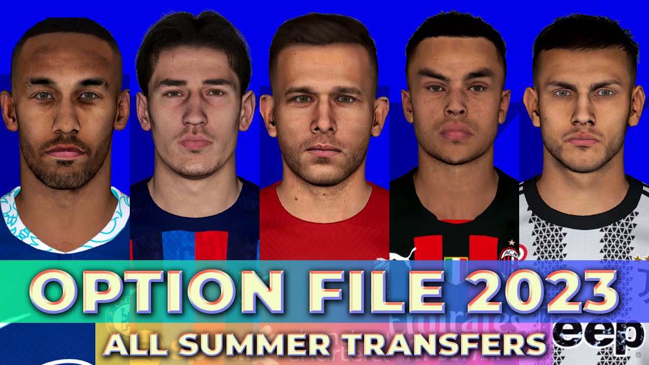 PES 2017 Option File V4 | Full Transfer Summer - YouTube