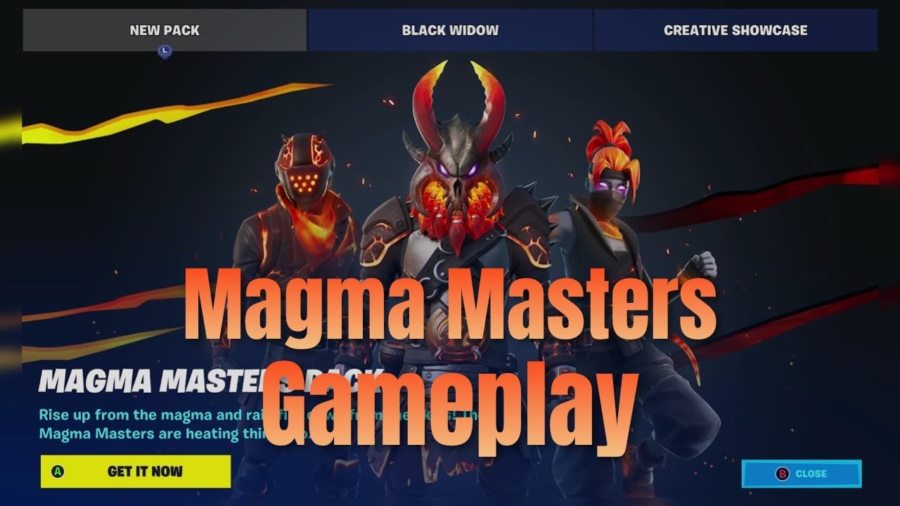 Fortnite Magma Master Bundle Gameplay - YouTube