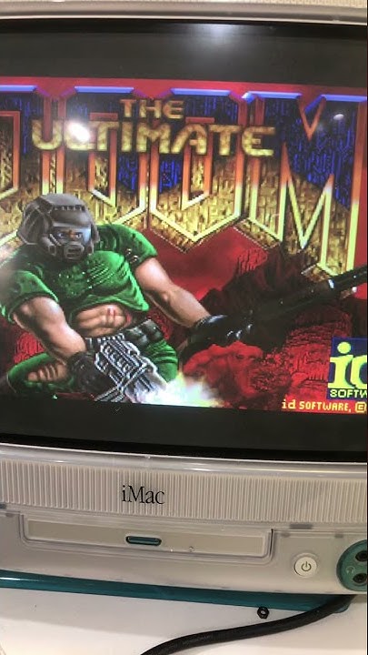 DOOM on a 20+ year old iMac G3 - YouTube