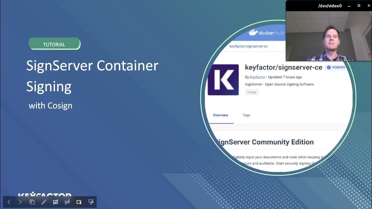 Container Signing – Set up SignServer and Cosign to Sign Container Images - YouTube
