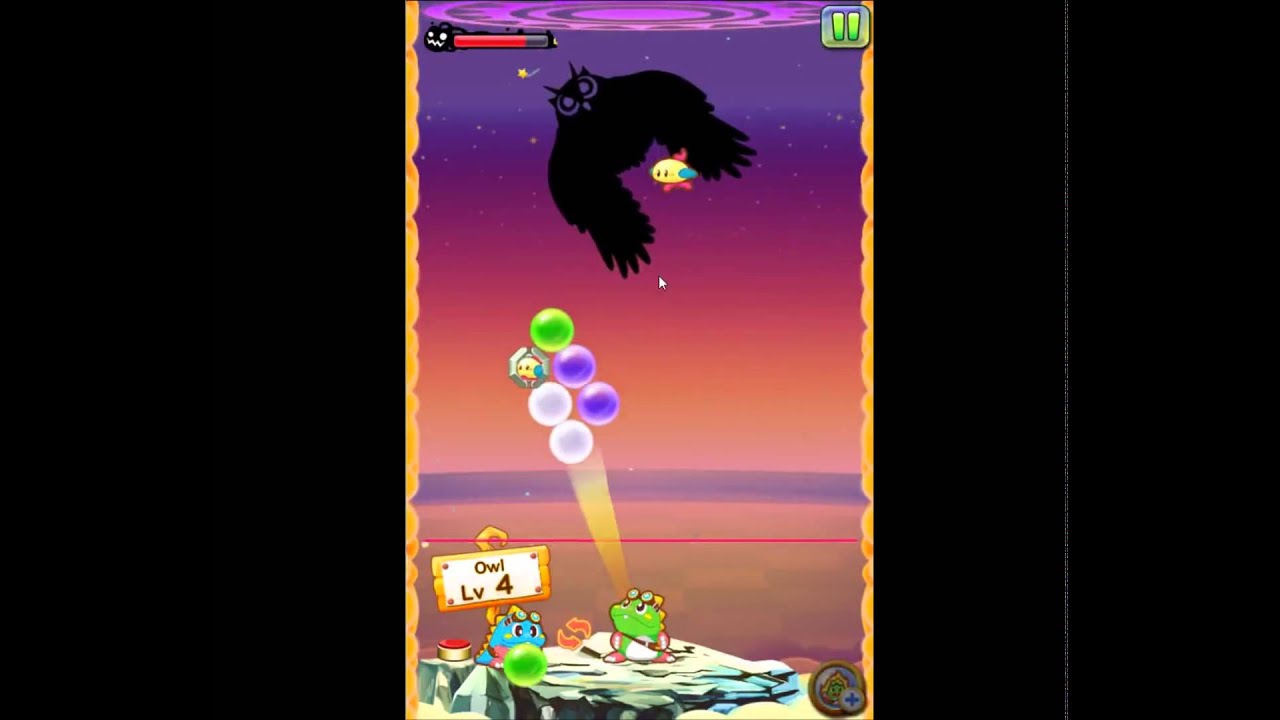 LINE Puzzle Bobble Boss Battle Owl Level 4 - YouTube