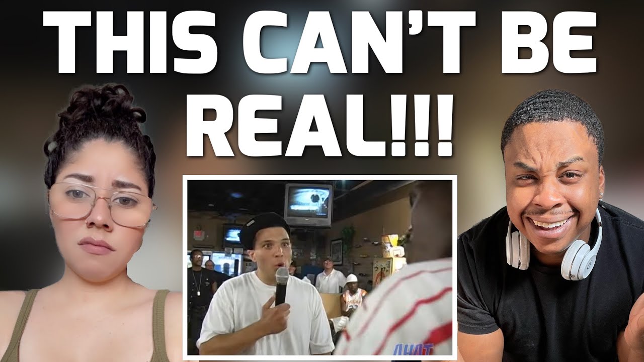 WORST RAP BATTLE EVER , WHITE RAPPER VS BLACK RAPPER | REACTION - YouTube