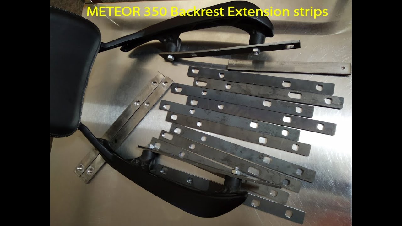 Meteor 350 Backrest Extender Kit - YouTube
