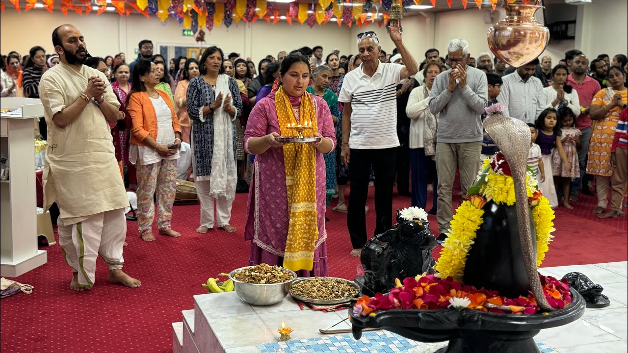 Derby Hindu Temple is live SharawanMass Fourth Monday Rudrabhishake By ...