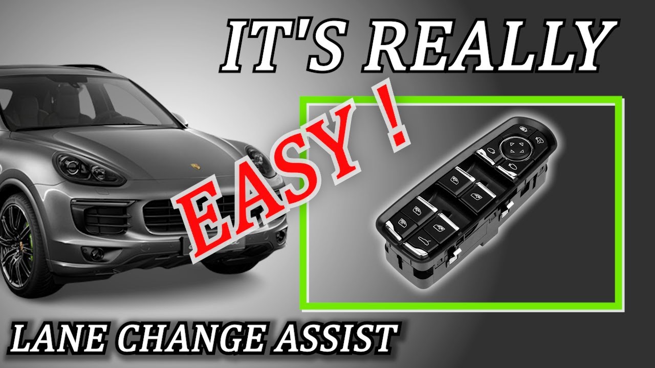 My Porsche Cayenne surprised me! Hidden lane change assist system. # ...