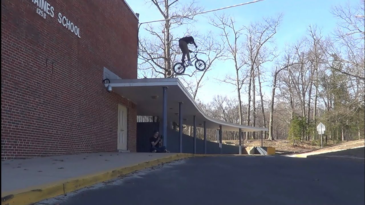 THE BIGGEST ROOF DROP I'VE EVER TRIED BMX - YouTube