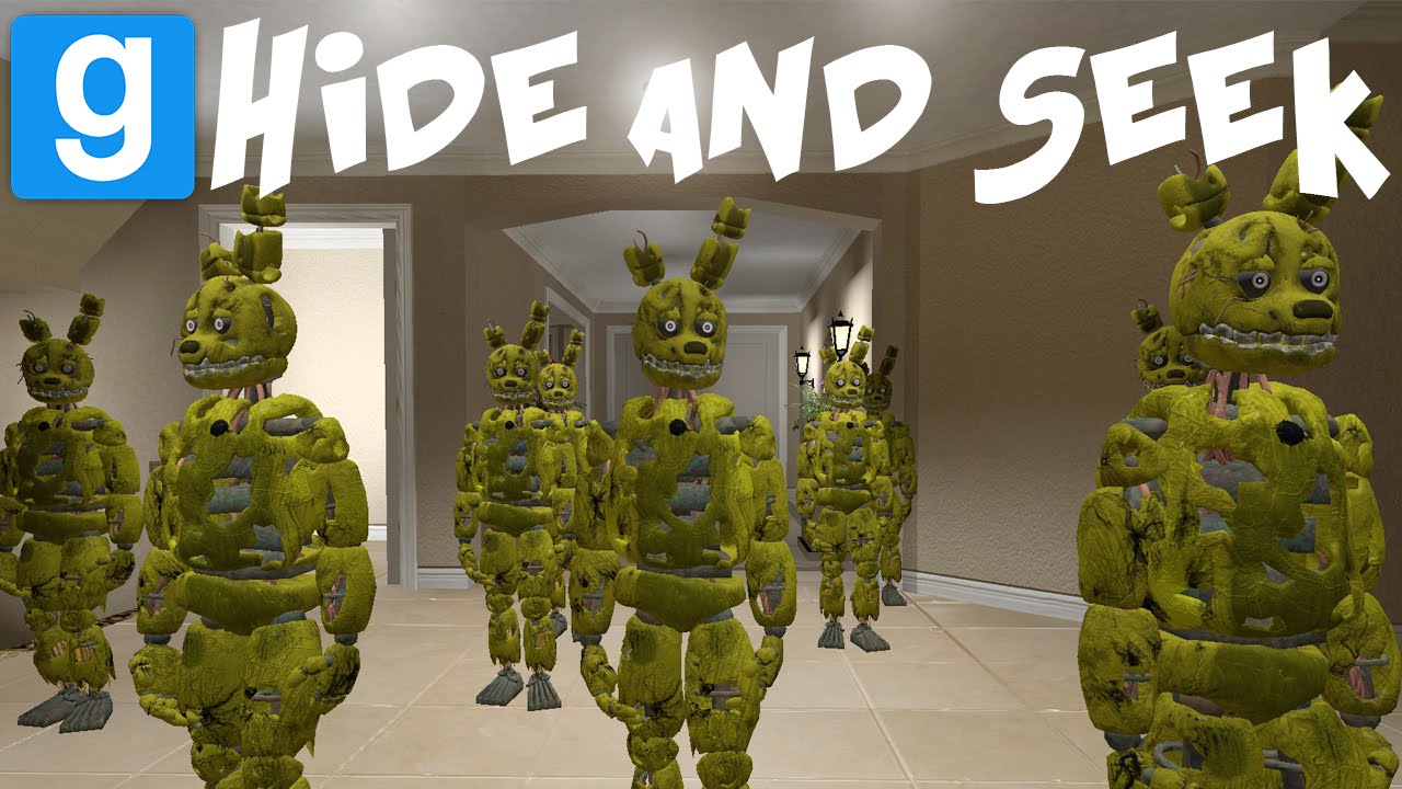 Springtrap Hide and Seek | Gmod Five Nights at Freddy's 3 Mini-Game ...