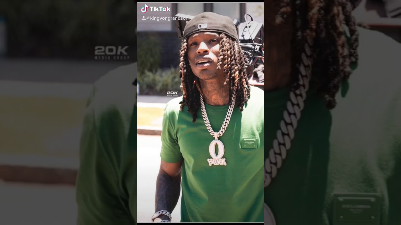 King Von on set of new movie - YouTube