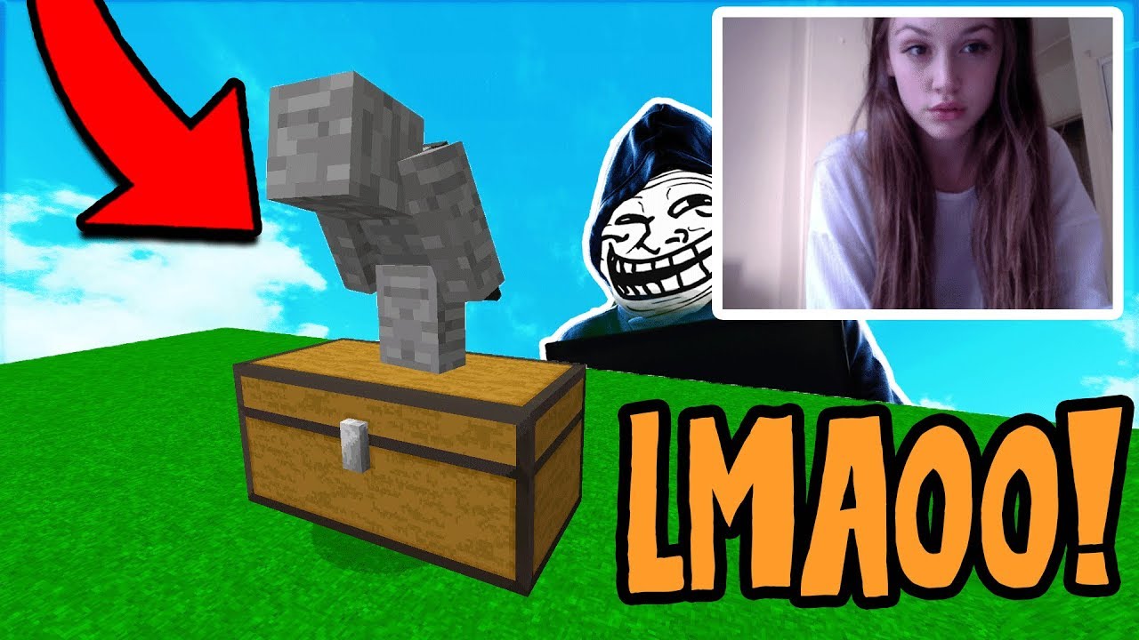 TROLLING THE FUNNIEST GIRL I HAVE EVER MET! (Minecraft Trolling) - YouTube