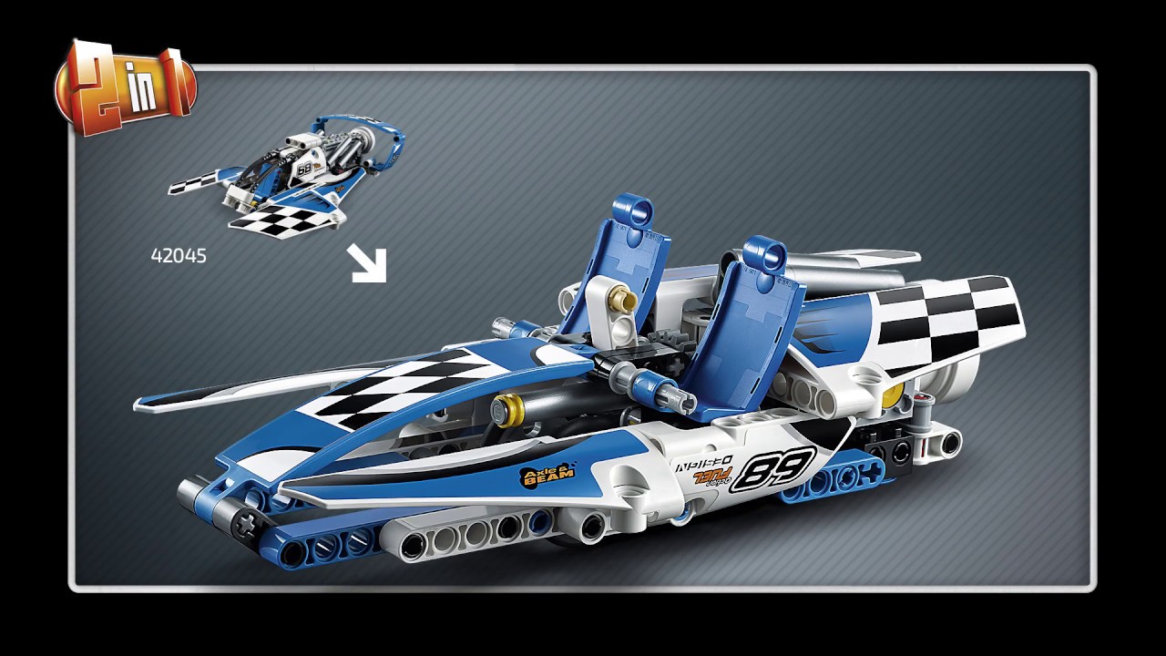Hidroavion de curse (42045) LEGO® Technic - YouTube