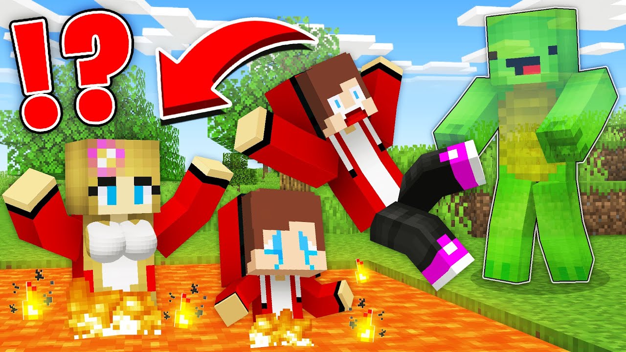 Mikey Became Invisible to PRANK JJ FAMILY in Minecraft - Maizen - YouTube