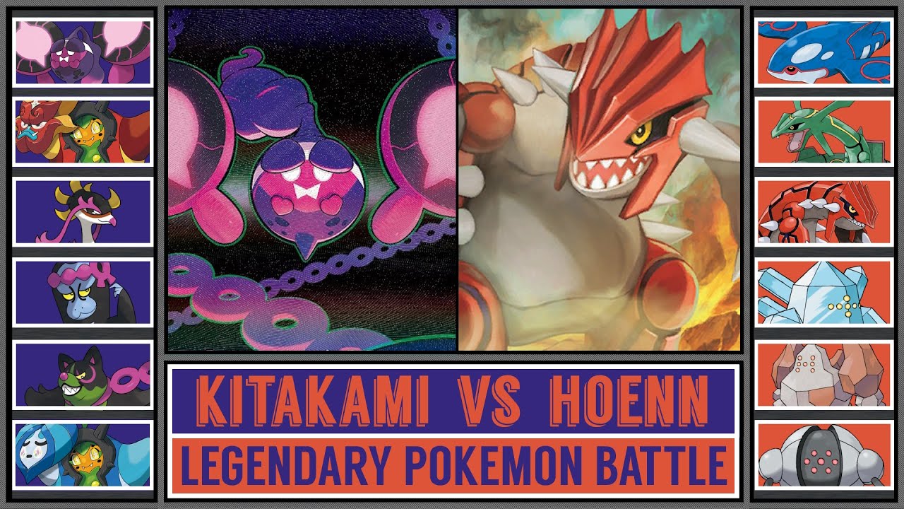 Legendary Pokémon Battle: KITAKAMI vs HOENN - YouTube