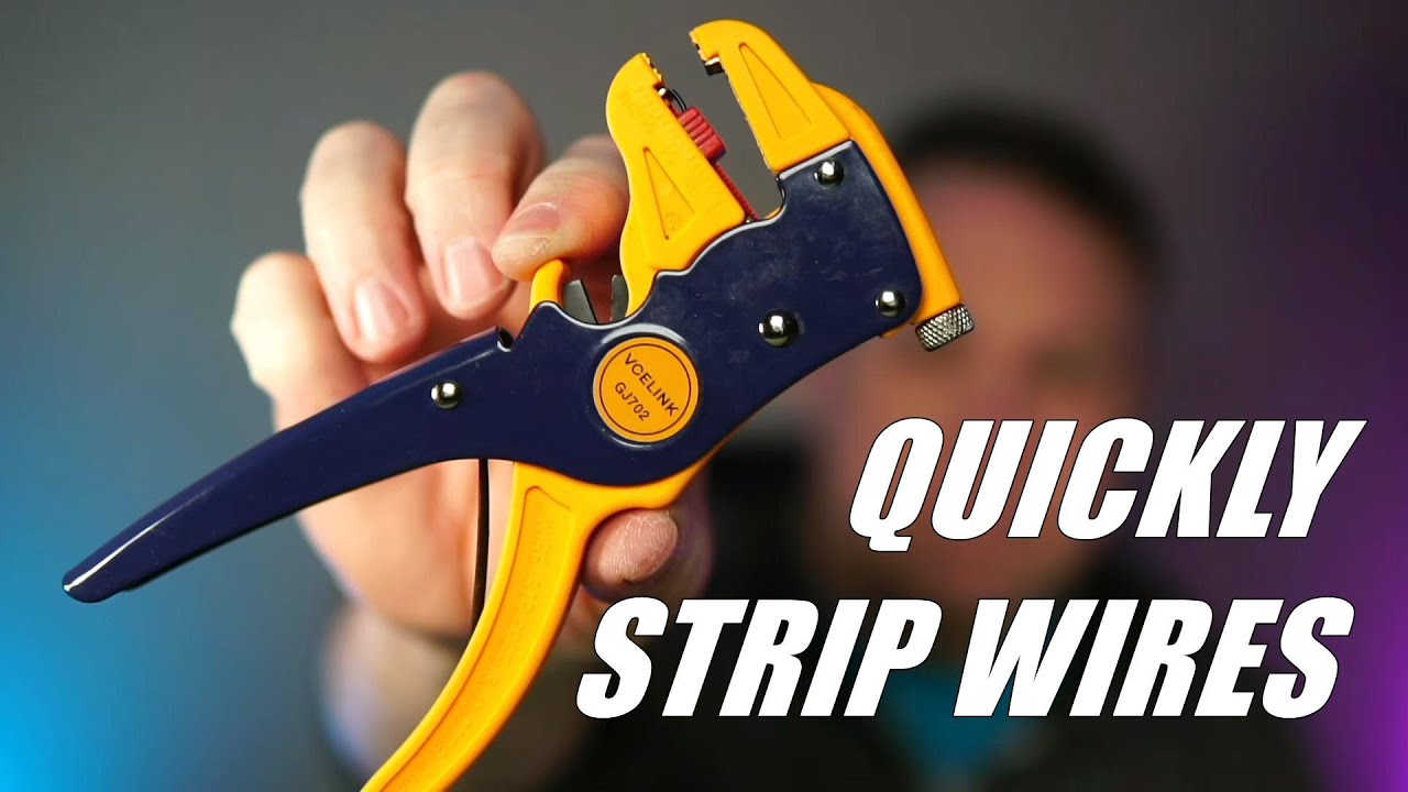 VCELINK Automatic Quickstrip Wire Strippers Review - YouTube