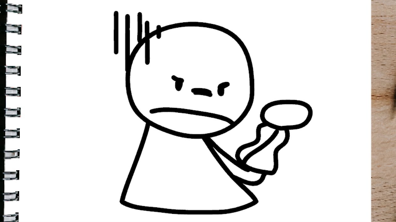 How to draw BOB fnf - Friday Night Funkin - YouTube