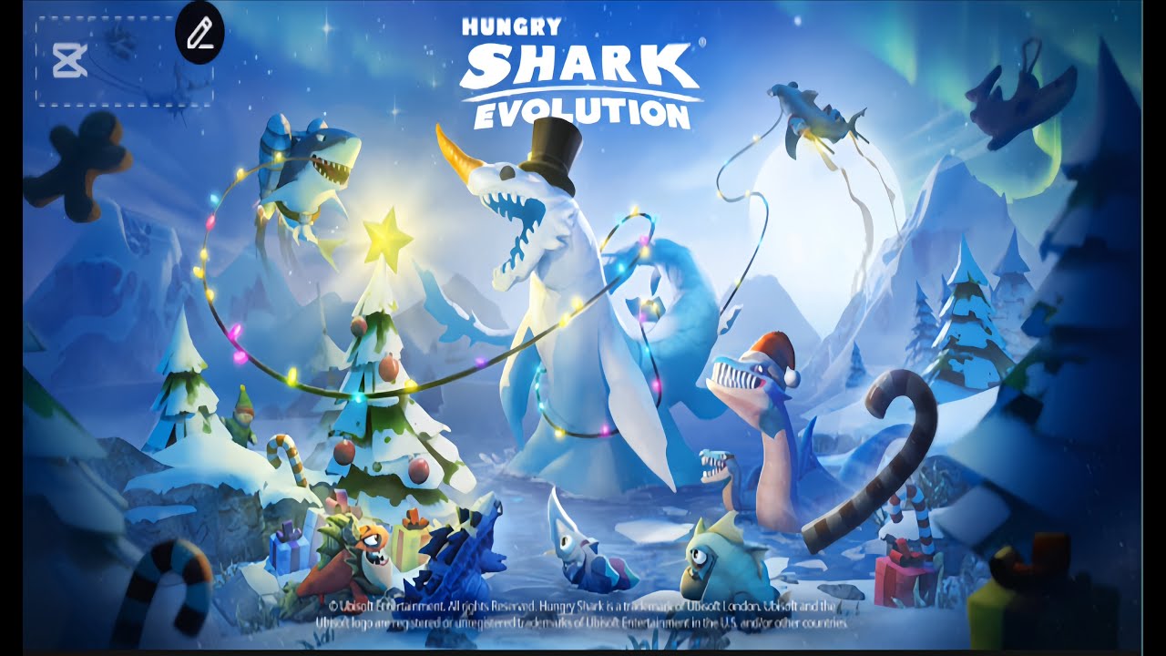 Hungry Shark Evolution Boss flght five hungry shark best shark in Hungry Shark #hungryshark # ...