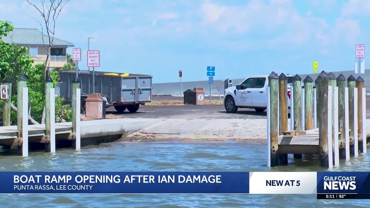 Punta Rassa boat ramp reopens Thursday after Hurricane Ian closure ...