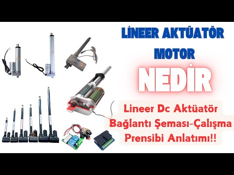Lineer Aktüatör Motor Nedir-Aktüatör Motor Bağlantı Şeması ve Çalışma Presibi-Meon Robotik Otomasyon