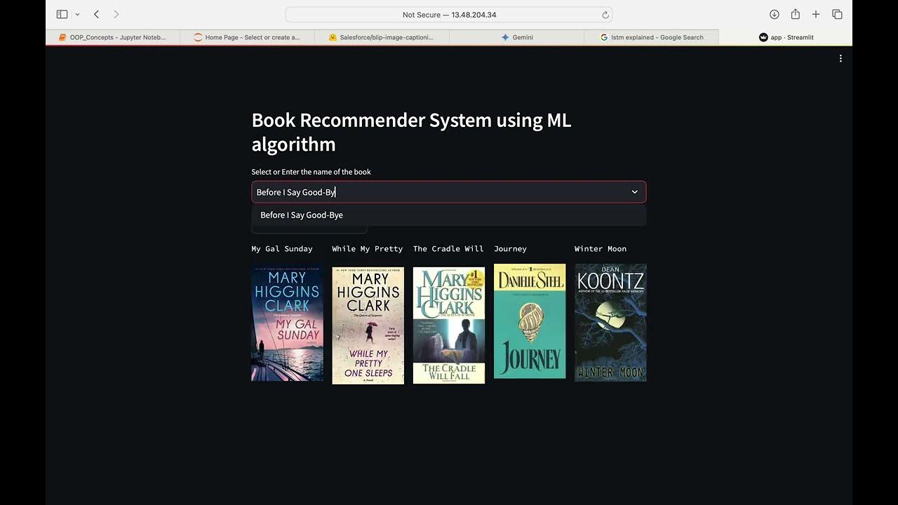 Book Recommender System - YouTube