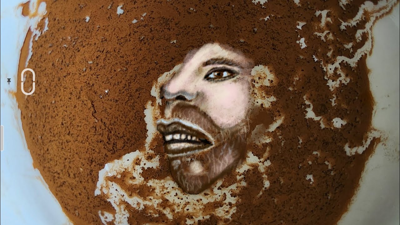 Elly Pay drawing art. #ellypay #etching_into_coffee #coffee #drawing # ...