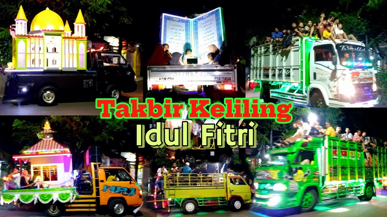 Keseruan Truk Sound System - Takbir Keliling Idul fitri 2024 - Jalan ...