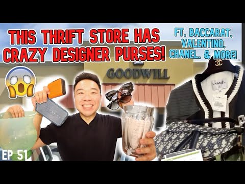 This Thrift Store Has Crazy Designer Purses! Ft  Baccarat, Valentino, Chanel, & More! Ep 51