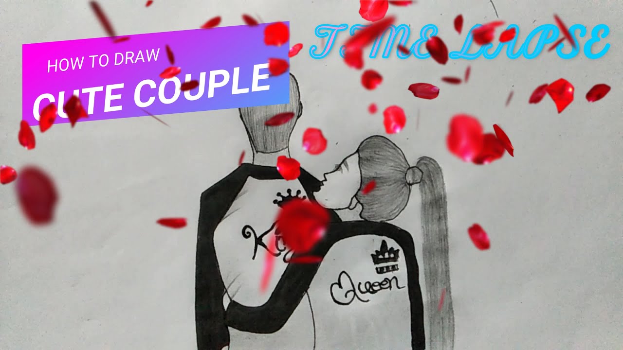 HOW TO DRAW CUTE COUPLE । AnC Creation । - YouTube