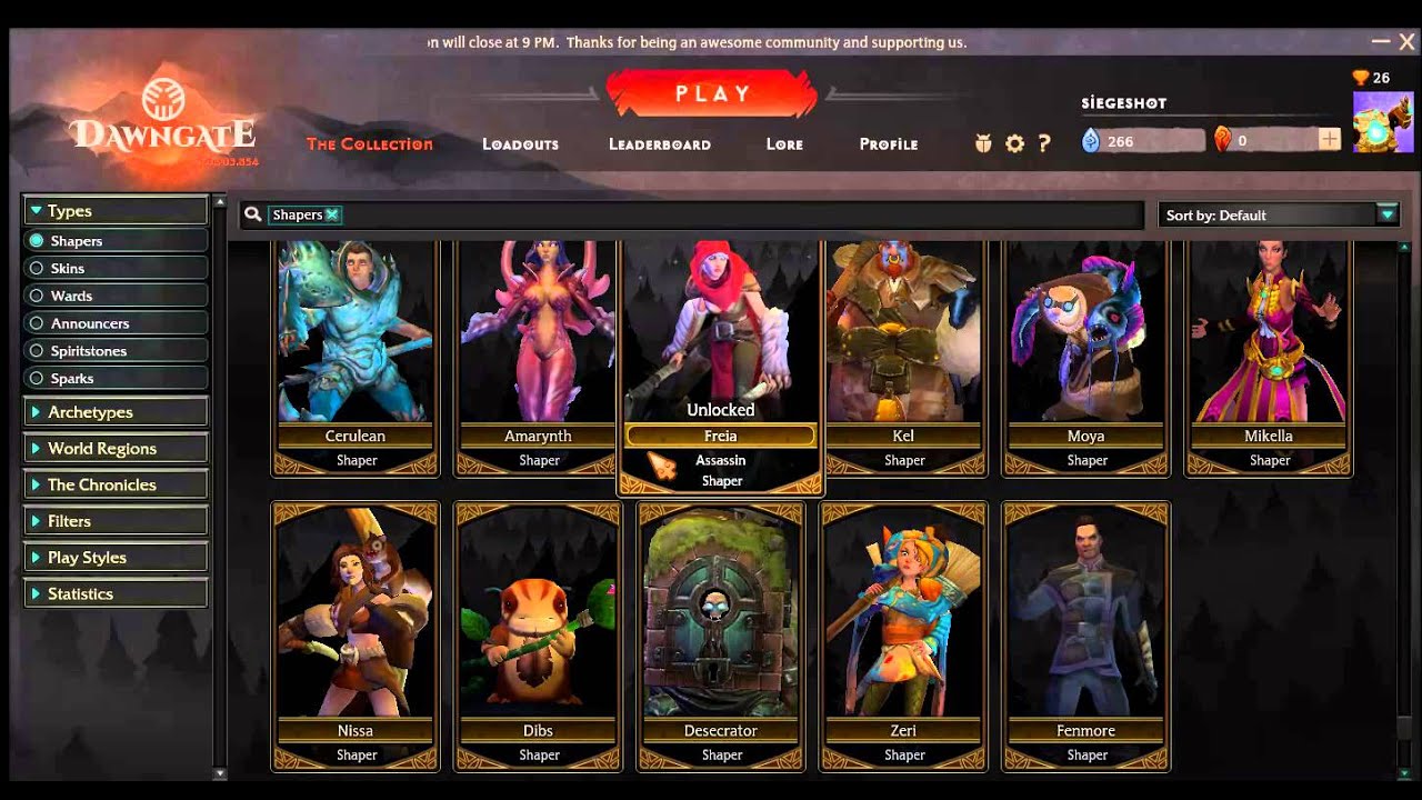 Dawngate all heroes final few hours - YouTube